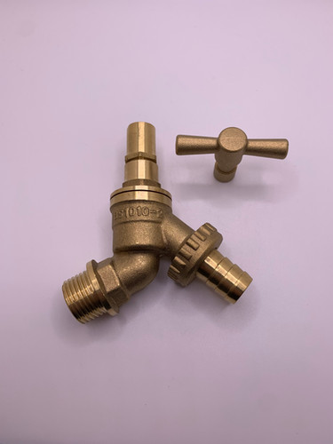 1/2” Lockshield Brass Garden Tap | Tnj Pipe Clips Ltd