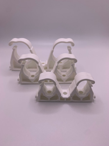 Double Plastic Interlocking Hinged Clips | Tnj Pipe Clips Ltd