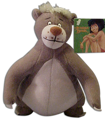 Disney Jungle Book Baloo Bear Plush | Collectible Cuddlies