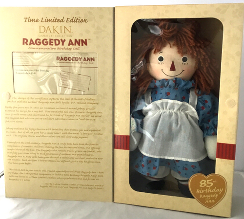 Raggedy Ann Limited Edition Commemorative 11" Doll | Collectible Cuddlies