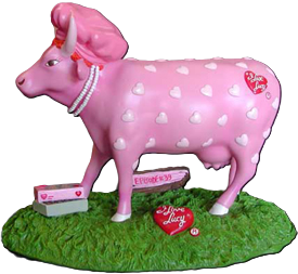 I Love Lucy Cow-llectibles Episode 39 Chocolate Factory Cow Figurine ...