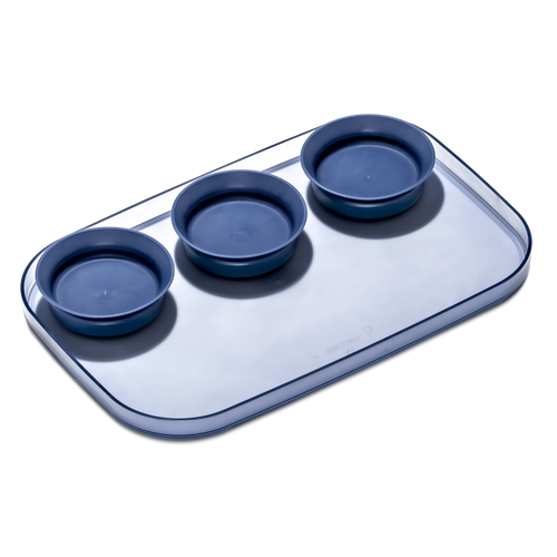 Dipware® | 3 Bowl Serving Tray | madesmart