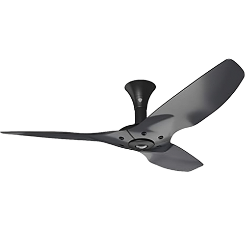 Haiku 52"/60" H Series Alum Black DC Fan, Black Stem, Short Mount ...