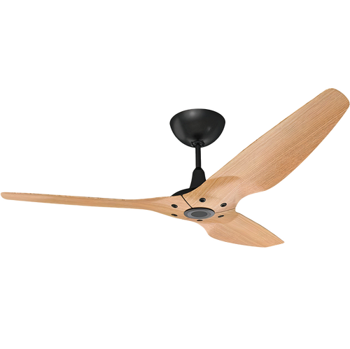 Haiku 52" Outdoor Caramel Aluminium DC Fan, Black Stem, Universal Mount ...