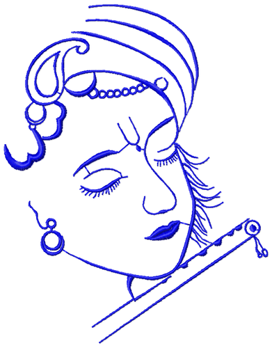 Krishna | Viswas Embroidery