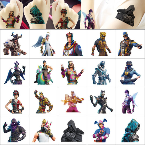 Fortnite Temporary Tattoos Birthday Party Favor Loot Bag Return Gift ...