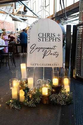 Welcome Sign | K+T event hire