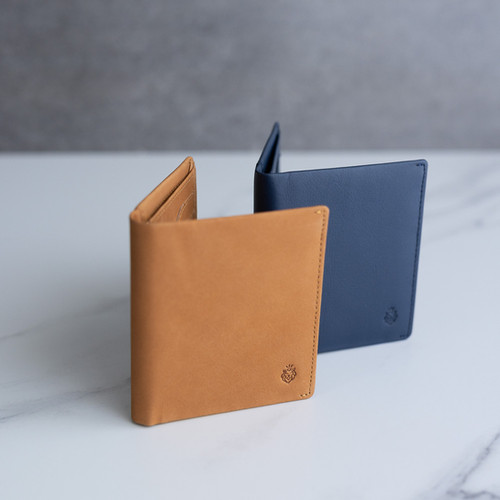 Leather BiFold Wallet, Minimalist Design | Haish Production