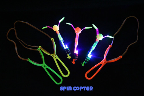 3 Spin Copters with Big Shot Launchers | spin-copter