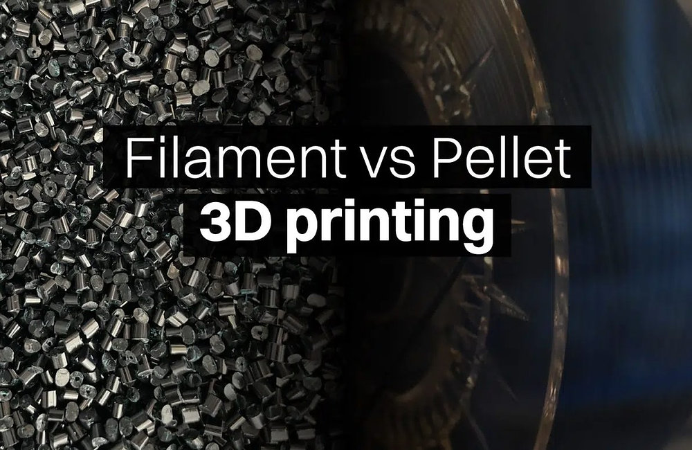 Pellet 3D printing and its benefits compared to 3D filament extruders