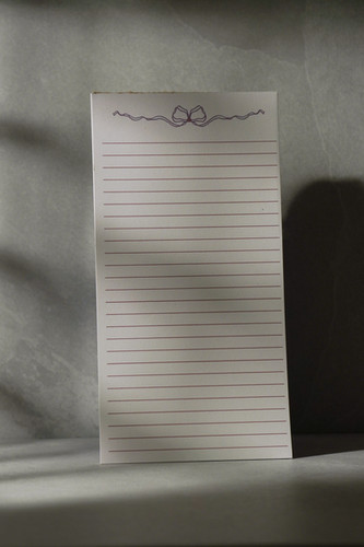 Bow Notepad | Tortoise Designs
