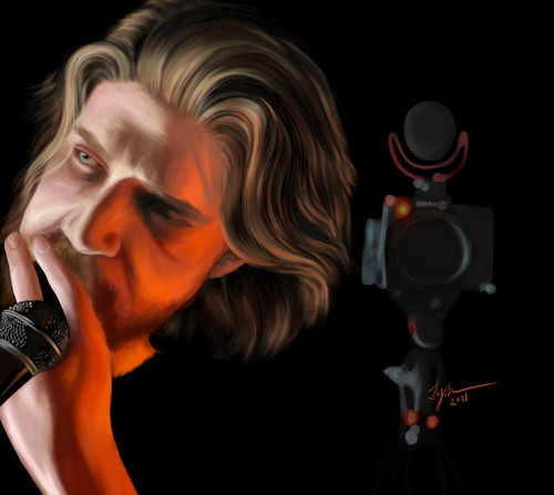 Bo Burnham Fan Art (2021) Square Print | My Site