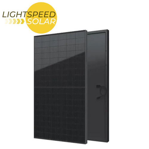 850W (2x 425W) Triple Black Mono Solar PV Panels | Lightspeed Solar