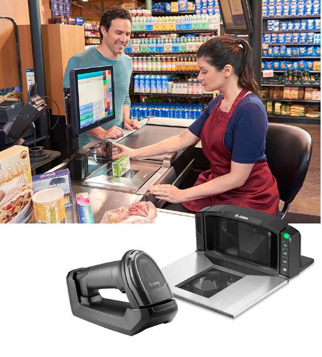 For NRS POS - Heavily Used Zebra Grocery Scale Scanner | EatNnet