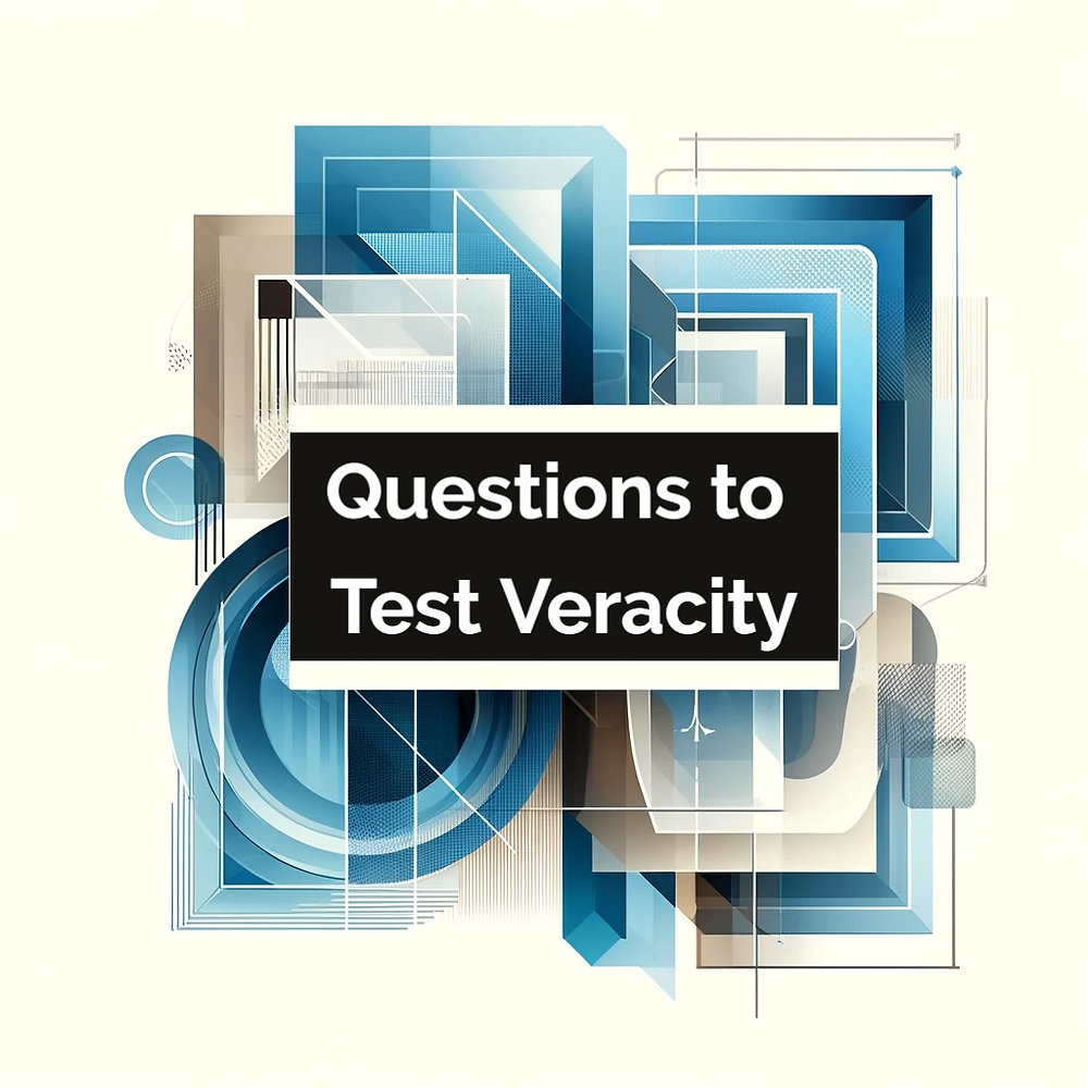 Questions to Test Veracity in Evidence Act