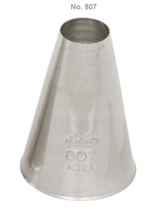 Plain Piping Tip Ateco 807 | The Candy Lady