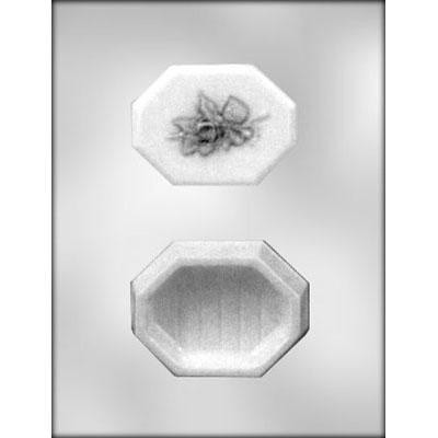 Octagonal Box / Rose Chocolate Mold, 4" | The Candy Lady