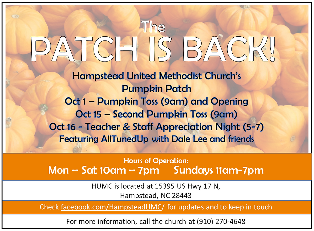 The HUMC Pumpkin Patch Is Back