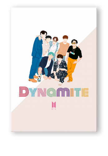 BTS Dynamite Poster | Chromaplate