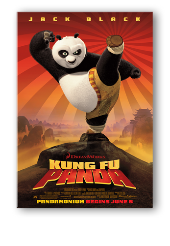 Kung Fu Panda Poster | Chromaplate