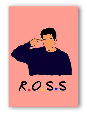 Ross Friends Poster | Chromaplate