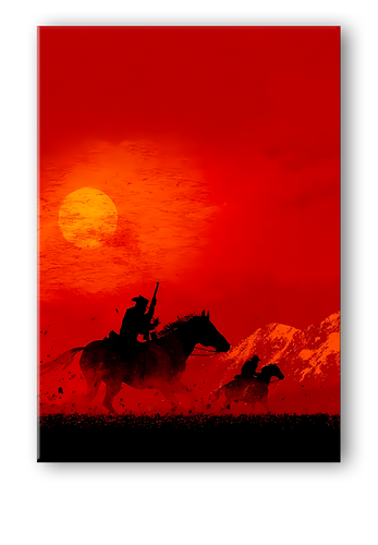 Red Dead Redemption Poster Chromaplate