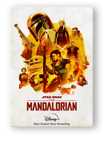 Star Wars the Mandalorian Poster | Chromaplate