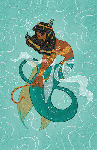 Egyptian Mermaid | Art Chica Marcum