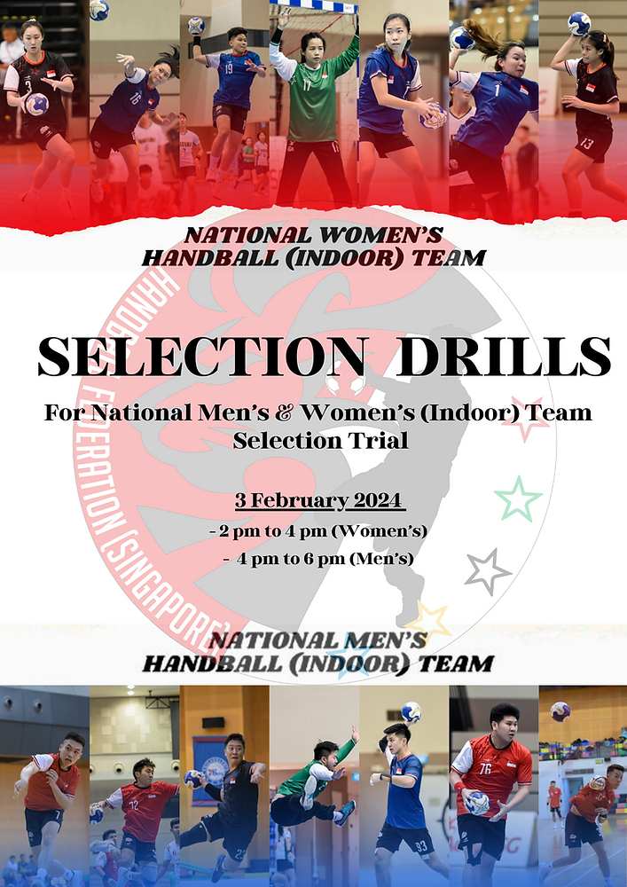 National Handball (Indoor) Selection Drills Information