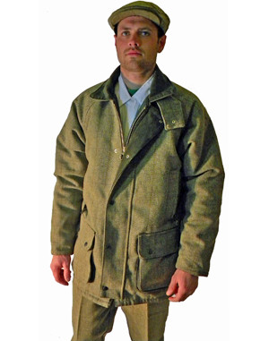 English Mens Wool Tweed Padded Jacket | Campbell Cooper