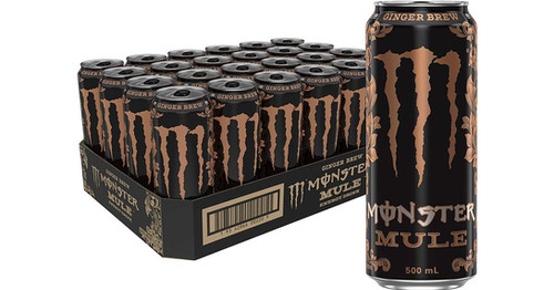 Monster mule ginger brew platta 24x. 500ml | EnergyDryck