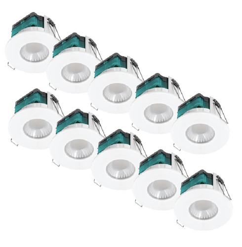 Luceco FType Essence 5W LED fire-rated downlight dimmable IP65 EFTF5W ...