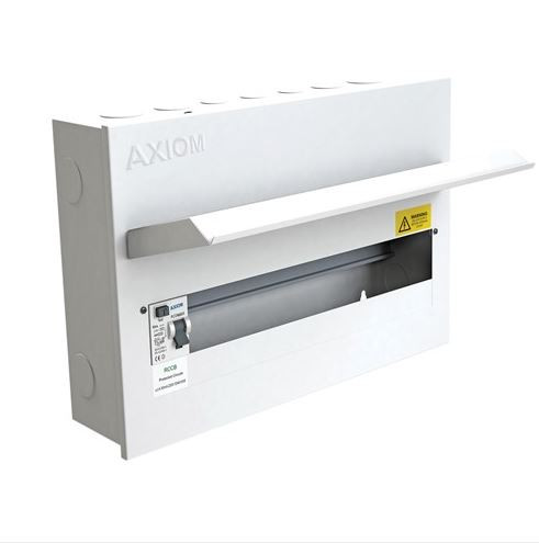 14 way Axiom Metal Consumer Unit with RCD as main switch MCU14R | Cosmo ...