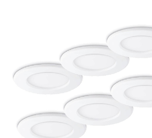 JCC Skydisc PC 10W recessed LED round panel light IP20 Multipack ...