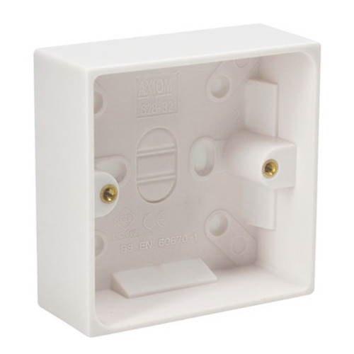 Axiom pattress box 1 Gang 32mm AXMPB132 | Cosmo Electrical