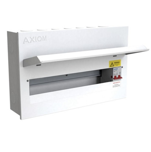16 way Axiom metal consumer unit with main switch as isolator MCU18S ...