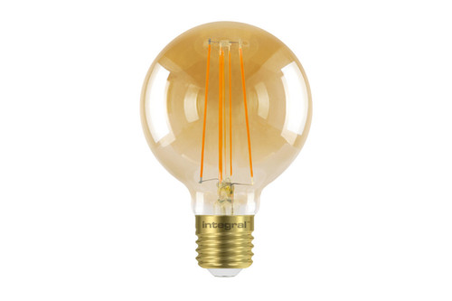 Integral Sunset Globe G80 E27 5W Dimmable Amber | Cosmo Electrical