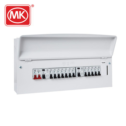 MK Sentry 21-way pre-populated dual RCD flexible consumer unit | Cosmo ...
