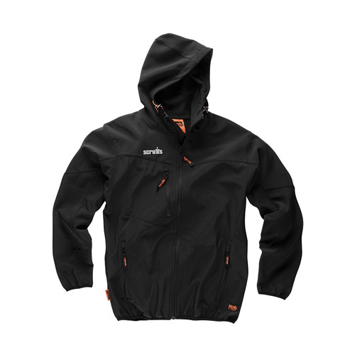Scruffs Worker Softshell Jacket Black - L | Cosmo Electrical