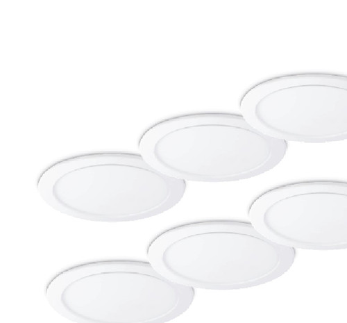 JCC Skydisc PC 22W recessed LED round panel light IP20 Multipack ...