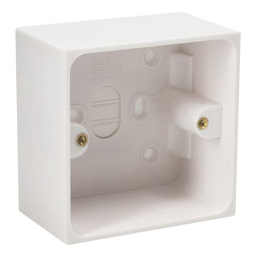 Axiom pattress box 1 Gang 45mm - AXMPB145 | Cosmo Electrical