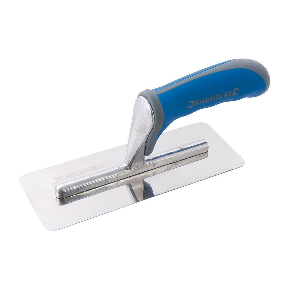 Silverline Mini Plastering Trowel Soft-Grip | Cosmo Electrical