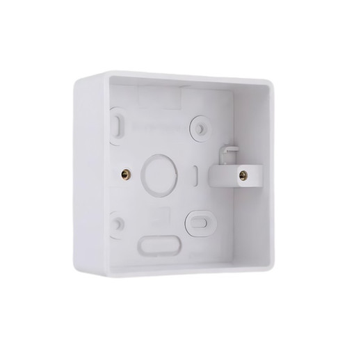 BG 800 Series white moulded round edge 1G PVC pattress box 32mm CMP8132 ...