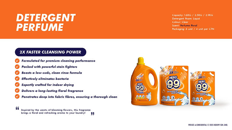 HERO 99 DETERGENT PERFUME