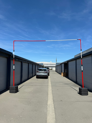 Site Safety X Bar Goal Post Kit (plastic base) | GS6+ Safety NZ