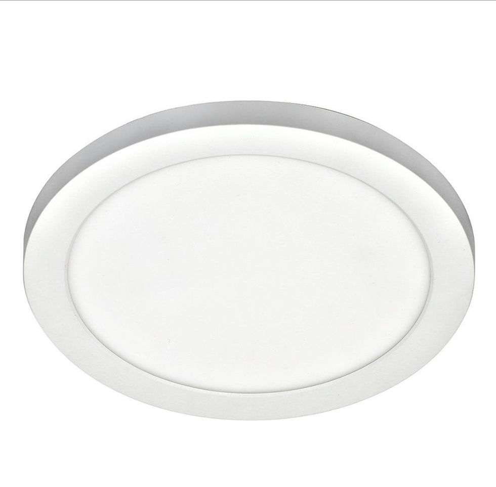 Nuva Large Round Ceiling Light - White | Victoria Bath