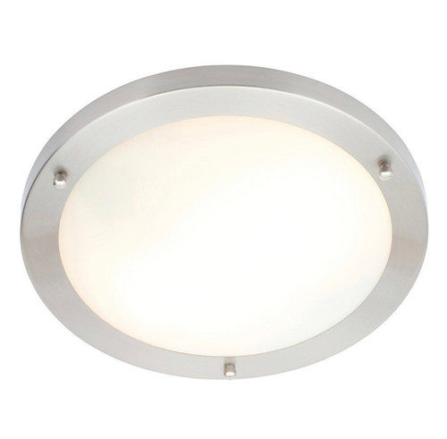 Sigma Large Flush Ceiling Light (Bulb) - Chrome | Victoria Bath