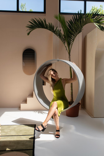 Swing model n.3 indoor exclusive version in silver colour gilding ...