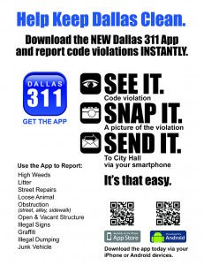 City of Dallas Debuts 311 App