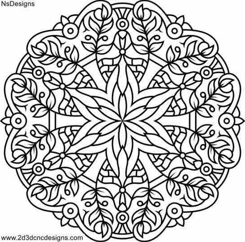 500+ 2D Flowers designs cdr, ai files For CNC, Laser Machines Printing ...